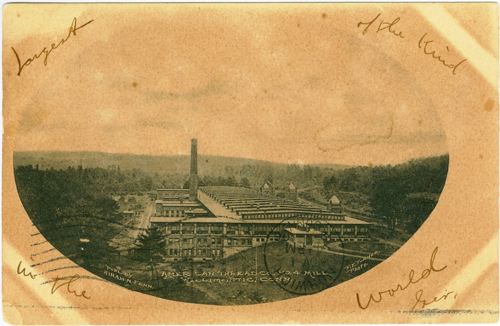 Postcards - American Thread Co. Willimantic - Museum of Connecticut History